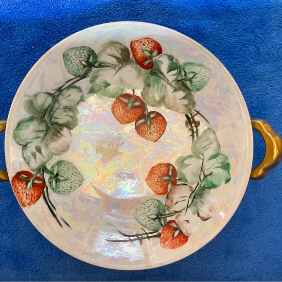 Accents | Lusterware Strawberry Bowl | Poshmark